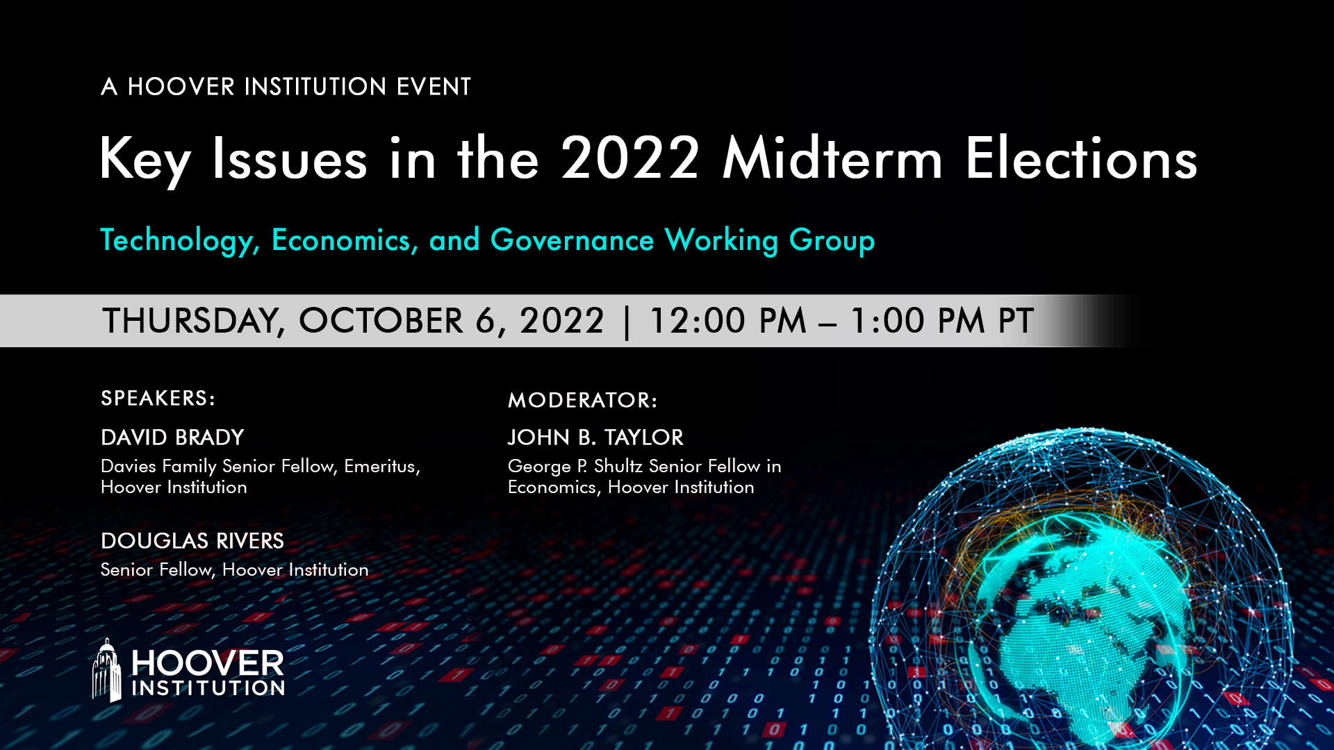 Key Issues In The 2022 Midterm Elections | Hoover Institution