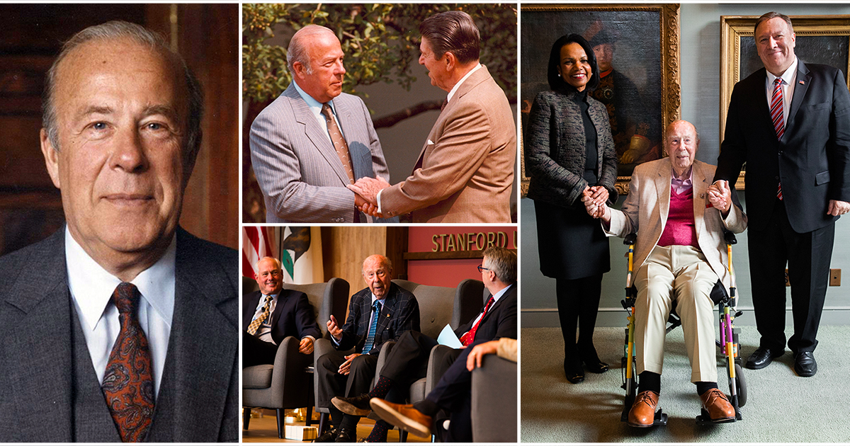 Remembering George P. Shultz: Hoover Distinguished Fellow, 60th US ...