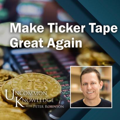 Make Ticker Tape Parades Great Again: A Conversation With Peter Thiel ...