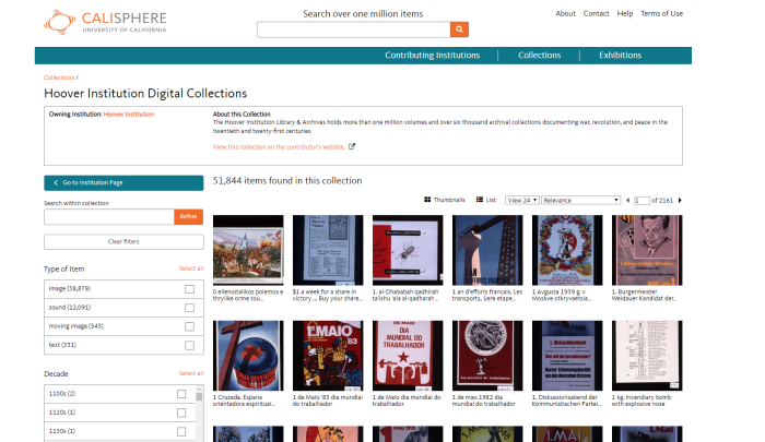Announcement: Hoover Institution Digital Collections Launch On ...