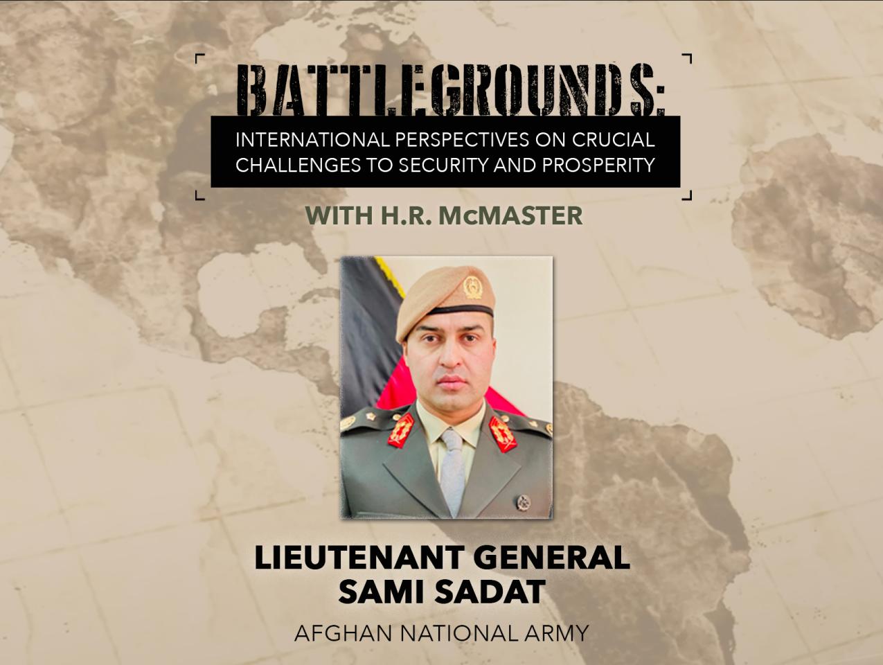 Afghanistan: A Conversation With Lieutenant General Sami Sadat | Hoover ...