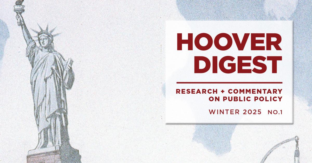 2025 No. 1 | Hoover Institution
