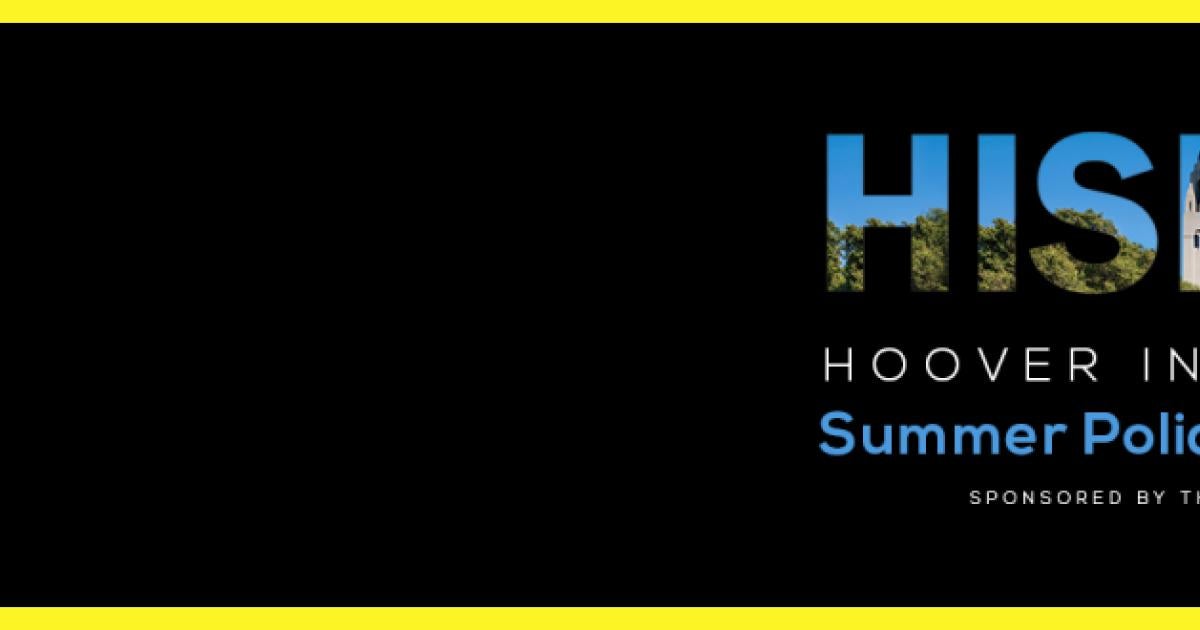 Hoover Institution Summer Policy Boot Camp - Student Life | Hoover ...