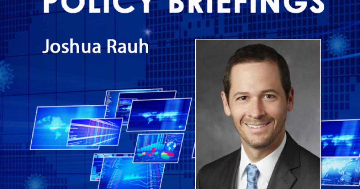 Joshua Rauh: COVID-19 and the Government Response | Hoover Institution ...