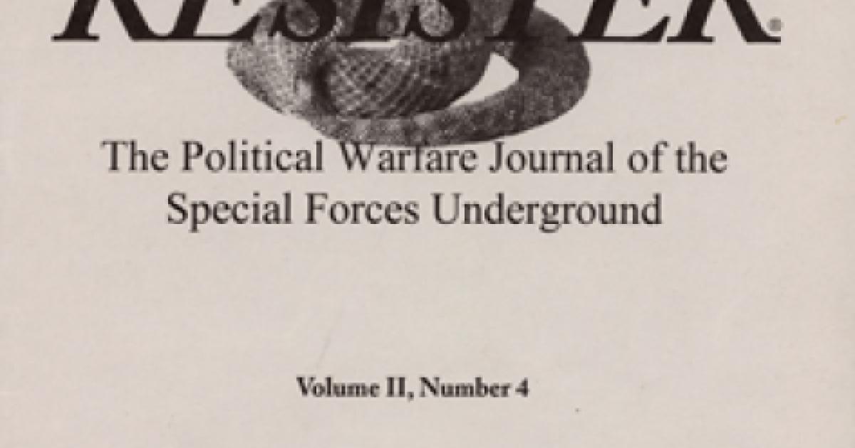 Hoover Library Acquires Rare Underground Magazine of Army Special ...